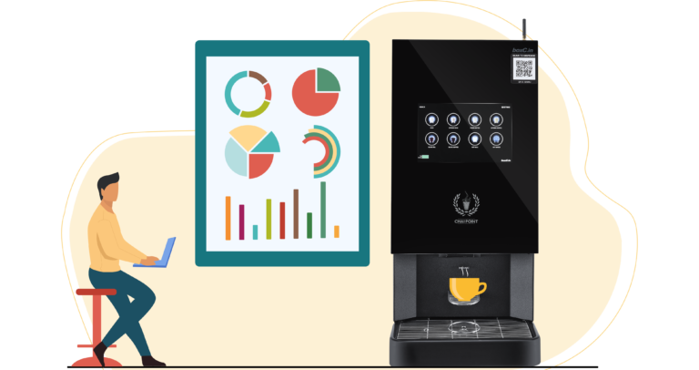 Contactless Tea & Coffee Machine for Office to Brew an Authentic Cup ...
