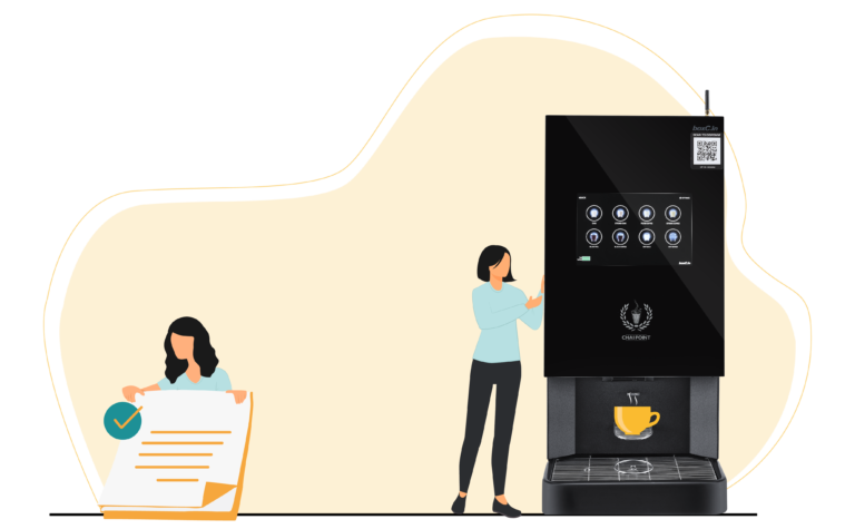 Contactless Tea & Coffee Machine for Office to Brew an Authentic Cup ...